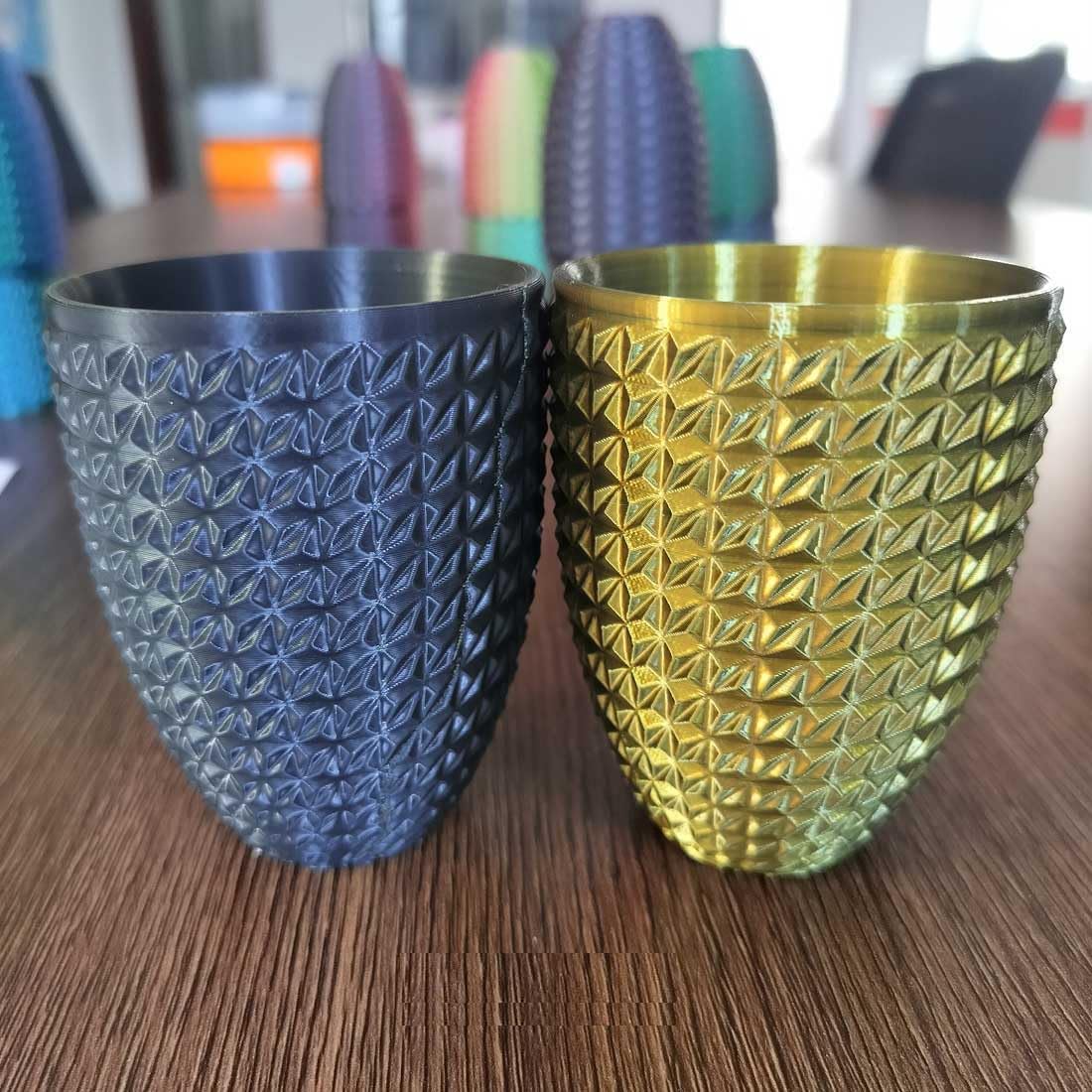 Amazon.com: CC3D Silk Dual Color PLA Filament Black/Gold PLA Filament 1 ...