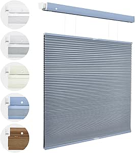 Amazon.com: MiLin Cordless Cellular Shades - No Drill Cellular Shades ...