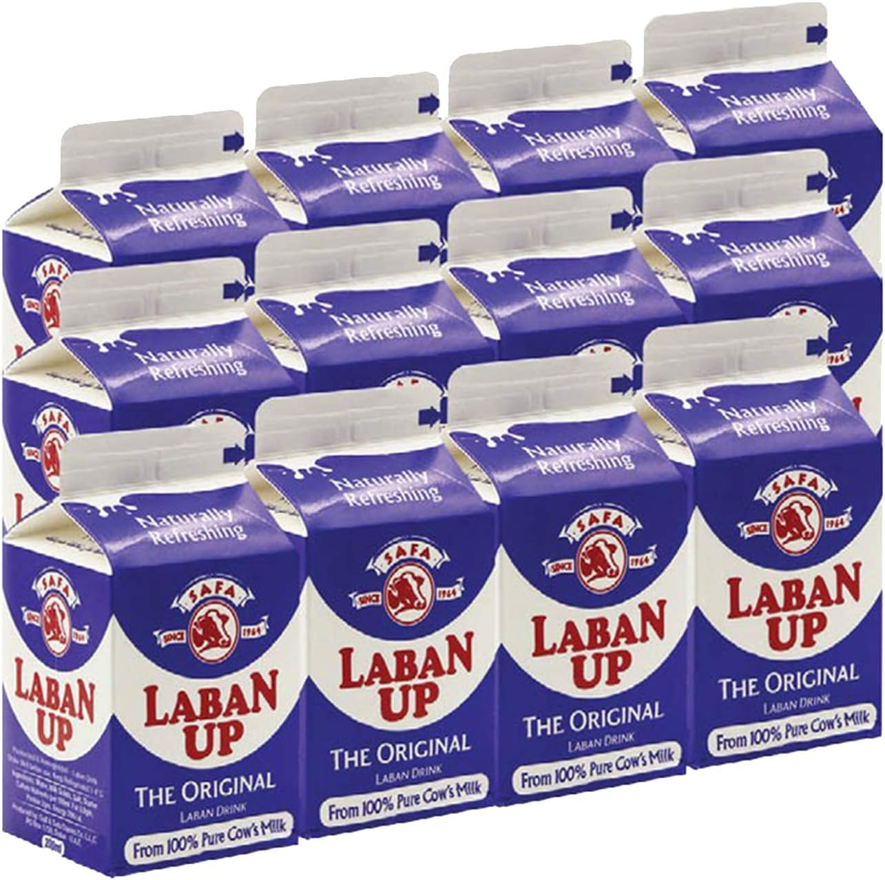 Safa The Original Fresh Laban Up Drink UAE, 12 x 200 ml : Amazon.ae ...