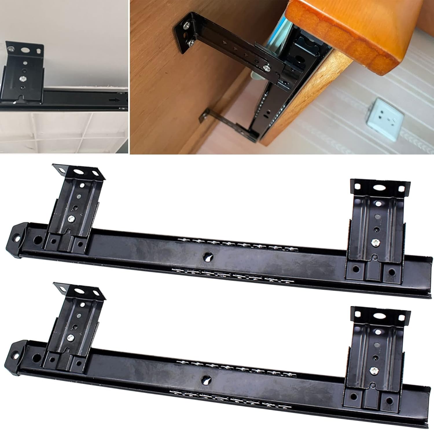 Amazon.com: SAGIDAR Drawer Slides Telescopic, 1 Pair Ball Bearing ...