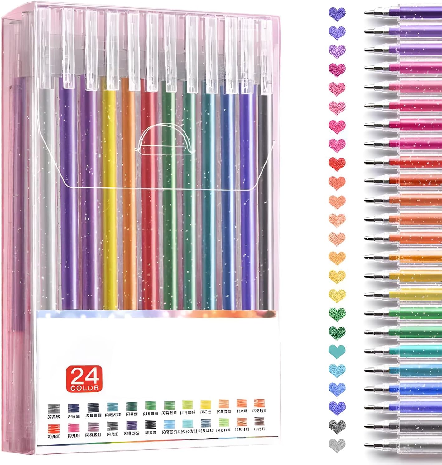 Xtra Sparkle Glitter Gel 10 Colours Xtra Sparkle Gel Pen by Flair ...