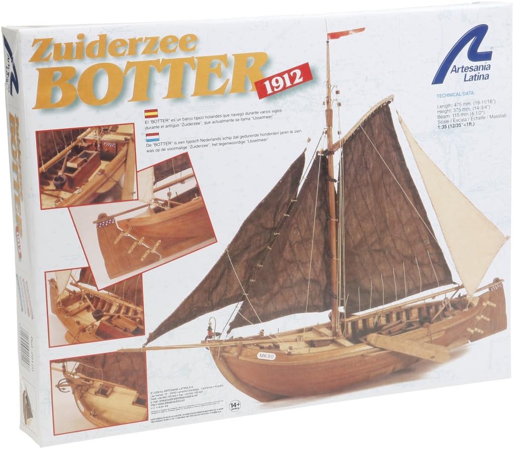 ARTESANIA LATINA BOTTER 22120 Model Ship Kit 1:35 : Amazon.co.uk: Toys ...
