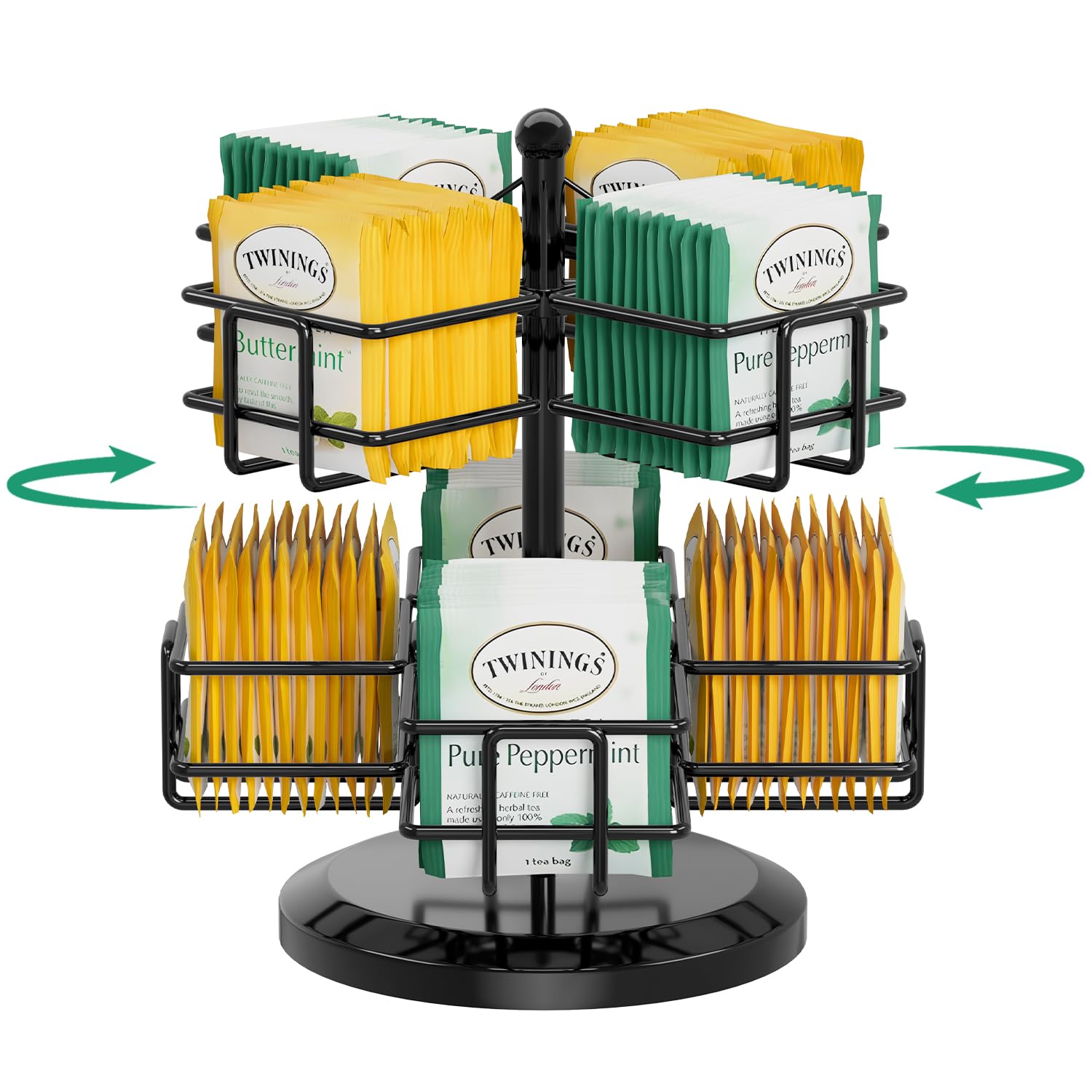 Amazon.com: EsLuker.ly Tea Bag Holder Organizer for Counter 2 Tier ...