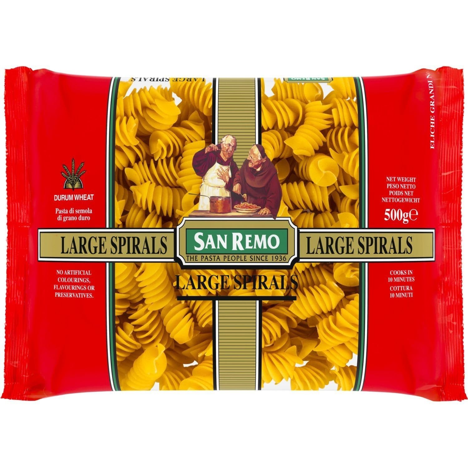 San Remo San Remo Large Spirals, 500 g, No Flavor : Amazon.com.au ...