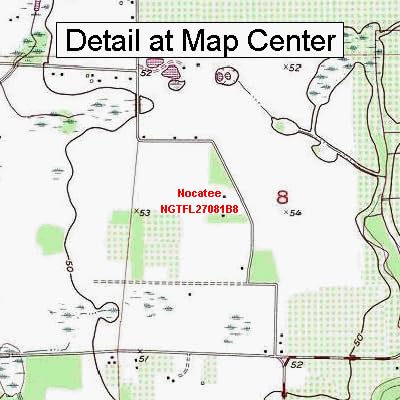 Amazon.com : USGS Topographic Quadrangle Map - Nocatee, Florida (Folded ...