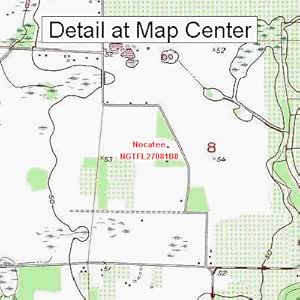 Amazon.com : USGS Topographic Quadrangle Map - Nocatee, Florida (Folded ...