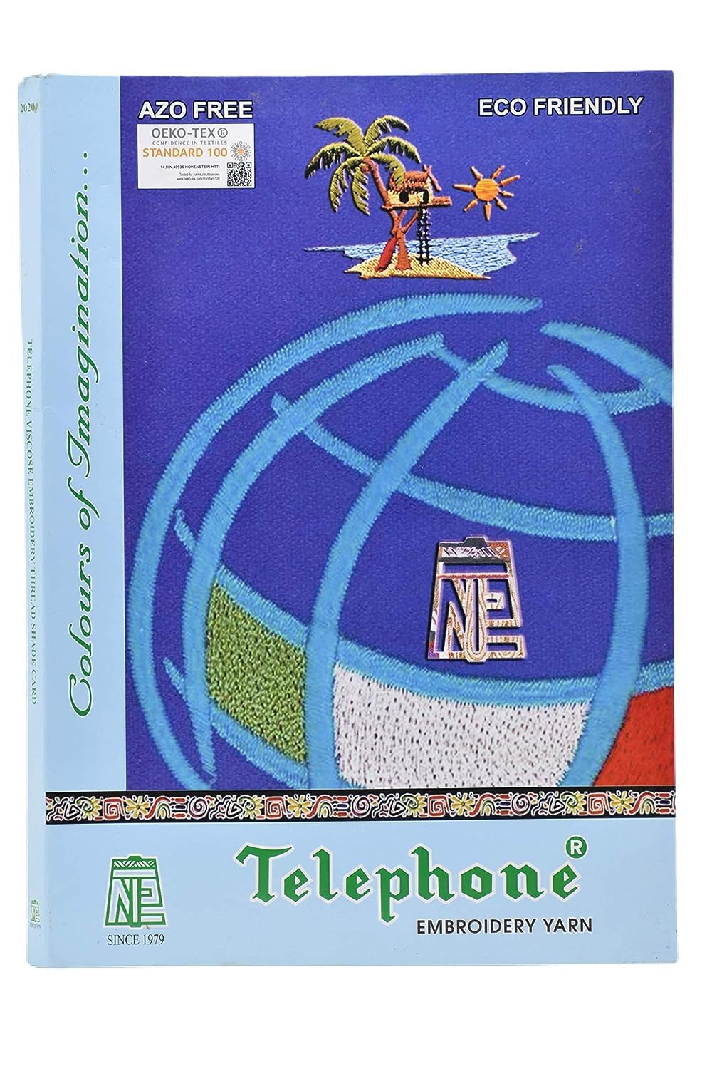 Neelam Shade Card Rayon Multicolor Embroidery Thread Matching 480 ...