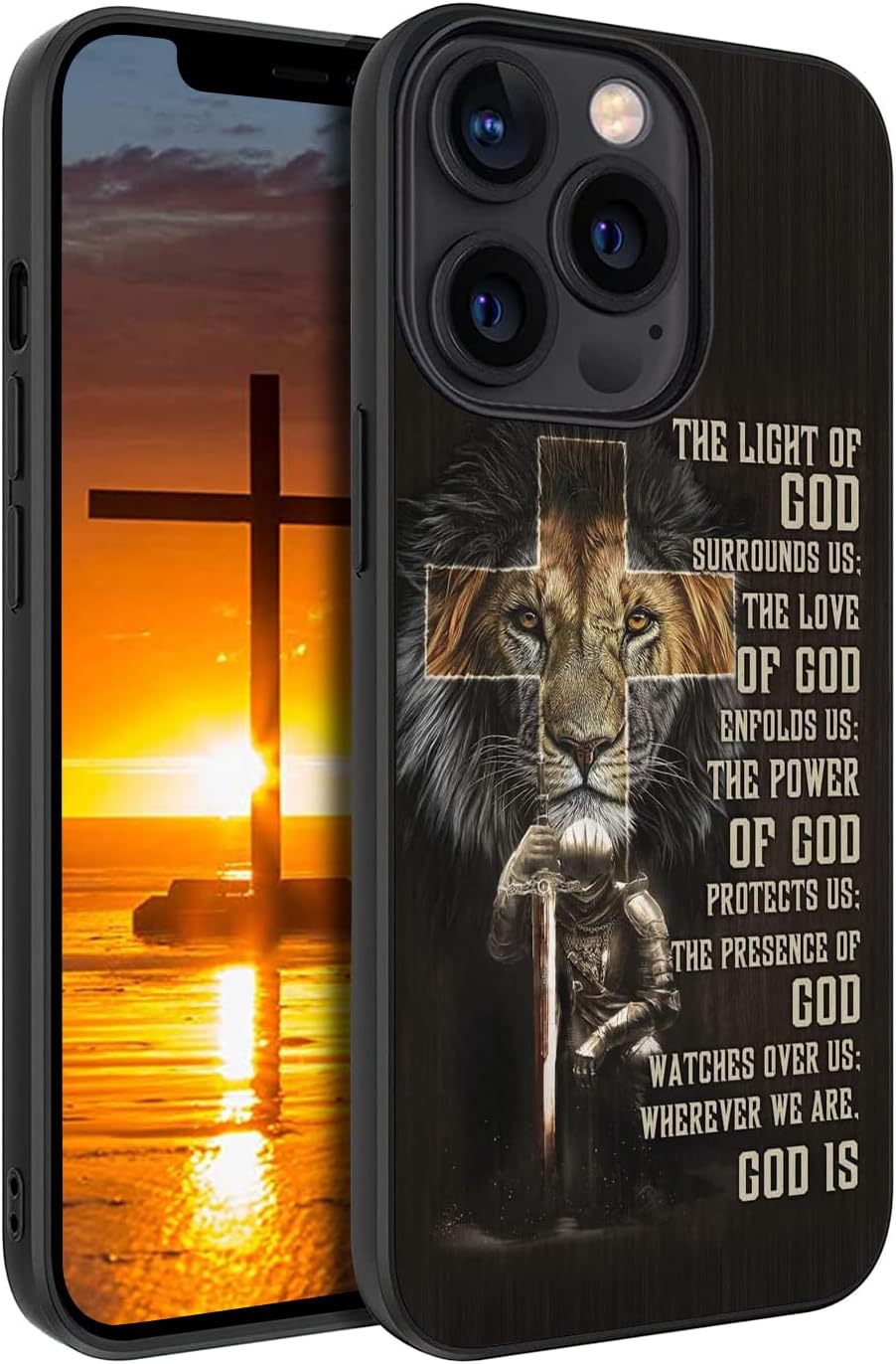 Amazon.com: Warrior Lion of Judah Christian Cross The Light of God ...