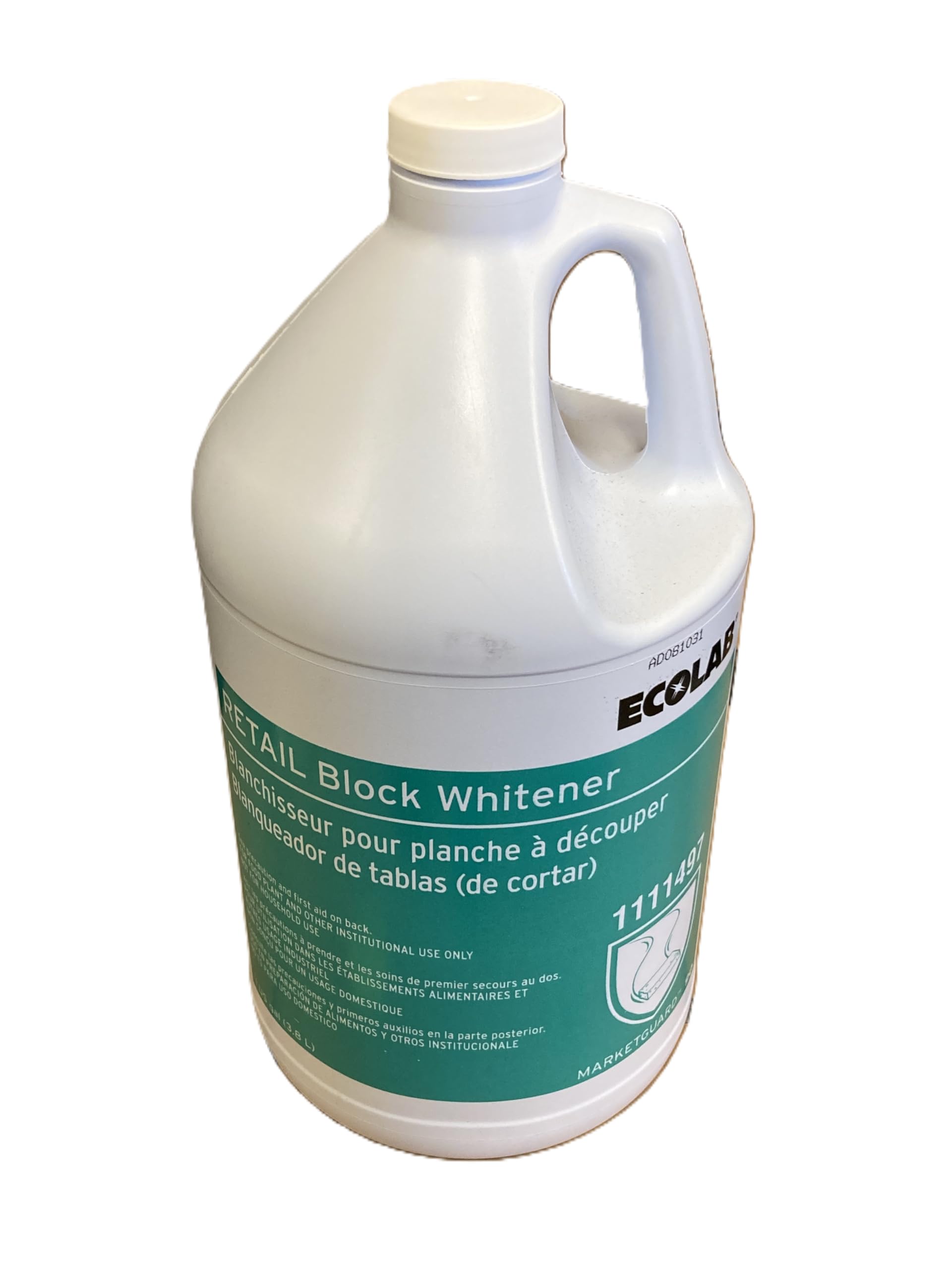 Amazon.com: Ecolab Retail Block Whitener 1 US Gallon (3.8 L) -1111497 ...