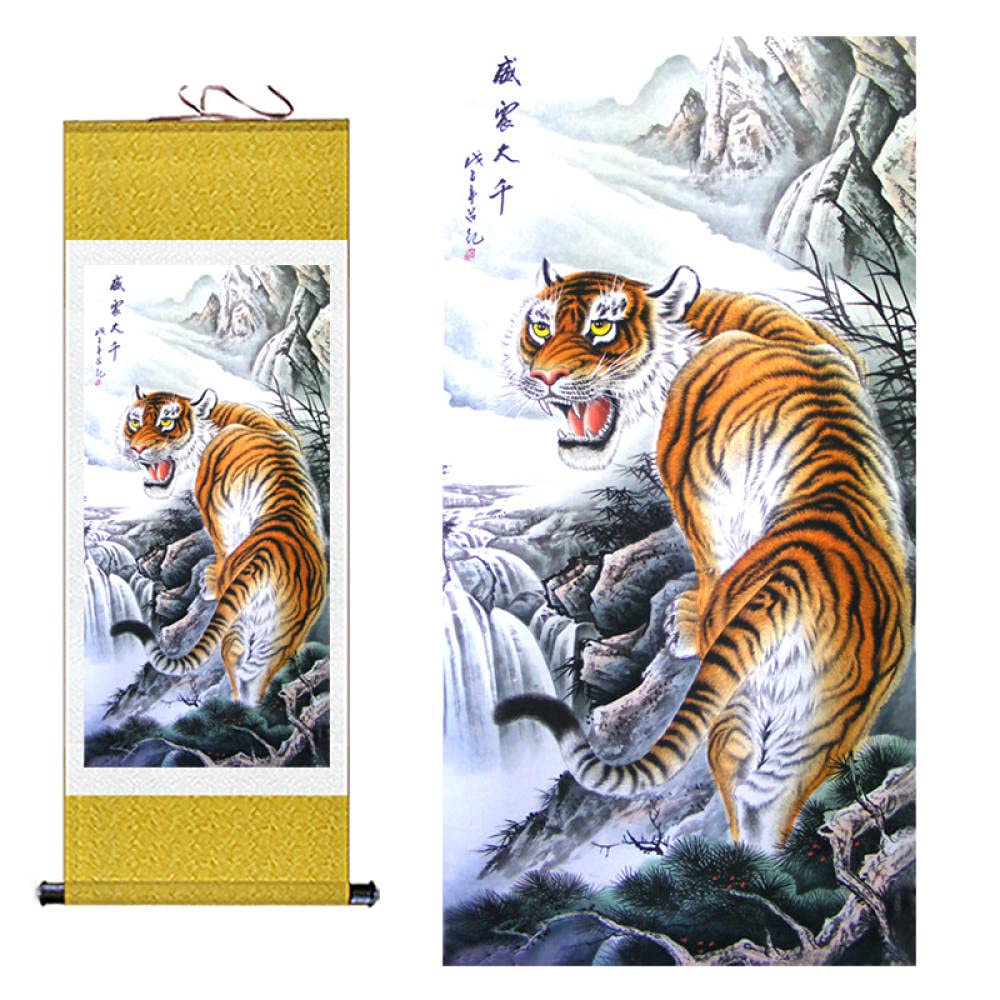 Traditional Chinese Tiger Painting