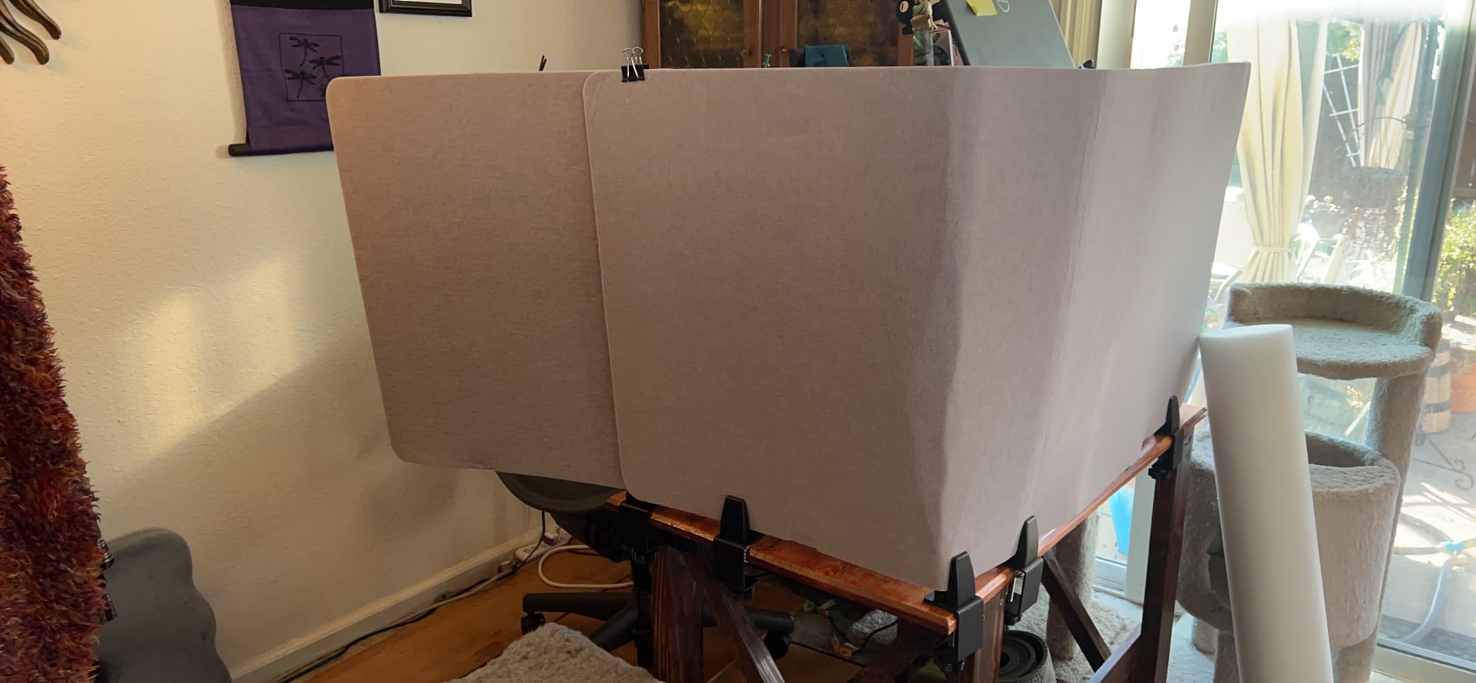 $8/mo - Finance Jetec Clamp on Desk Divider for Office Acoustic Desk ...