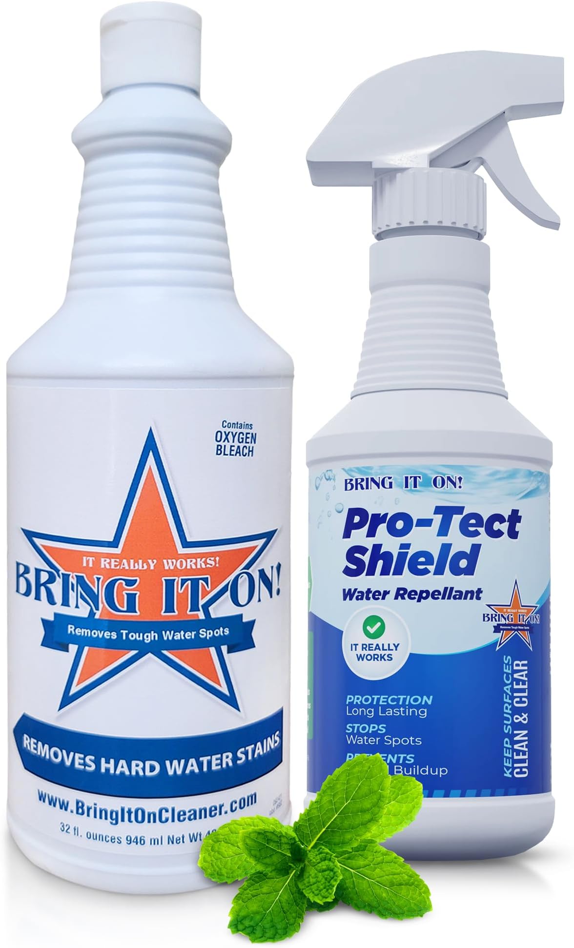 Amazon.com: Bring It On Cleaner: Shower Door Hard Water Spot Stain ...