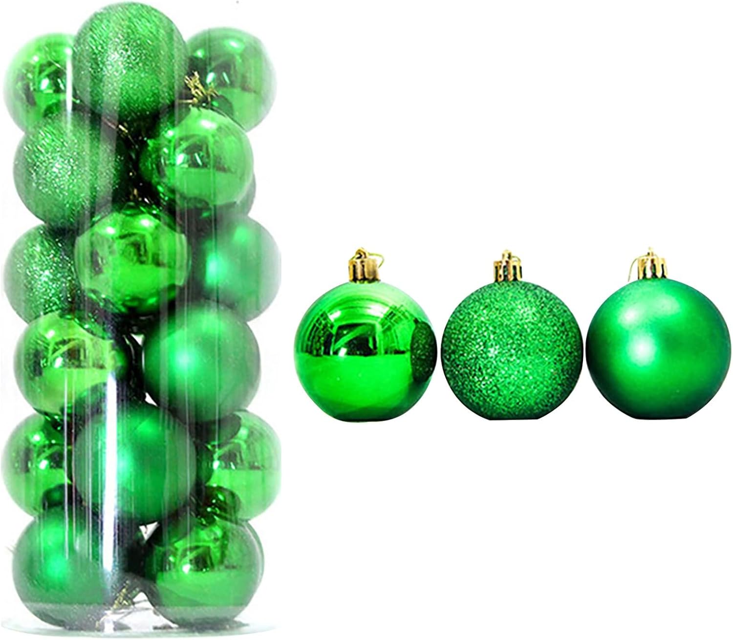 Amazon.com: 24 PCS Christmas Ball Ornaments Shatterproof Christmas Ball ...