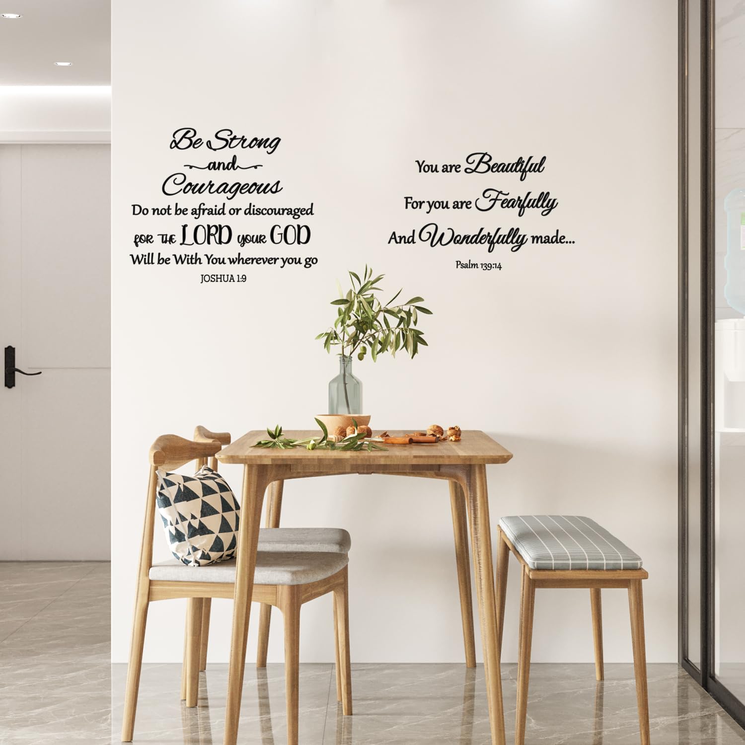 Inspirational Home Decor 12 Pcs Bible Verse Wall Stickers - Religious ...