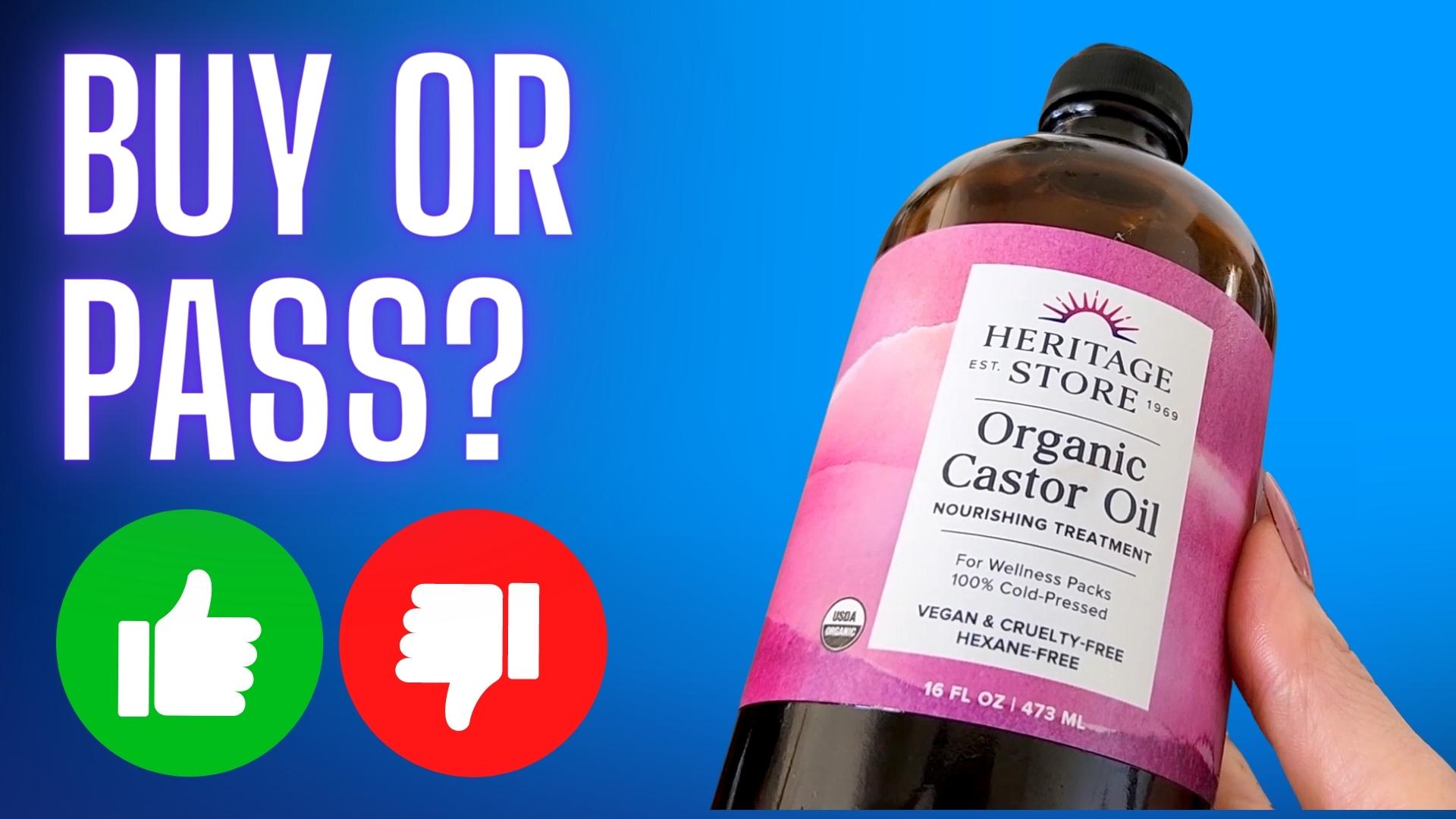 Watch Review& Heritage Store Organic Castor Oil on Amazon Live