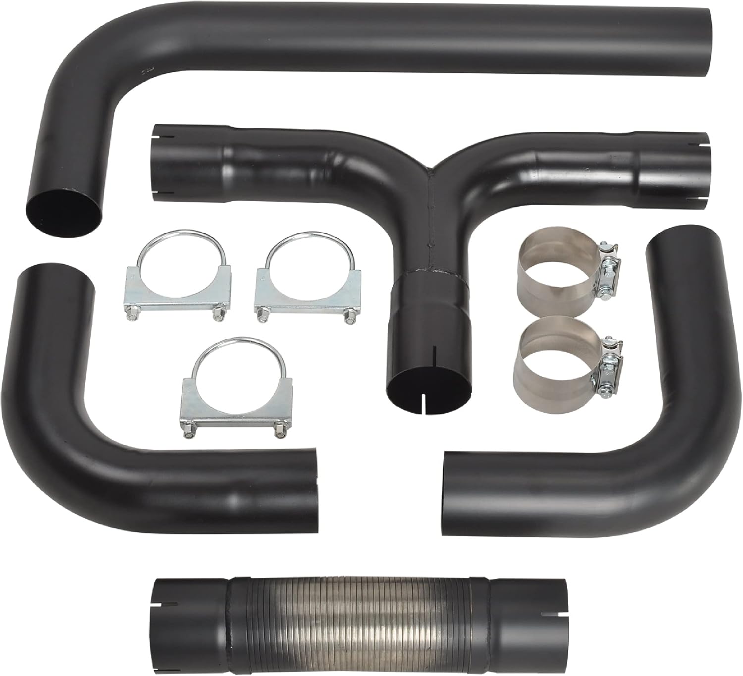 Amazon.com: FGJQEFG 5'' Inch T Pipe Kit Dual Smoker Exhaust Stack ...
