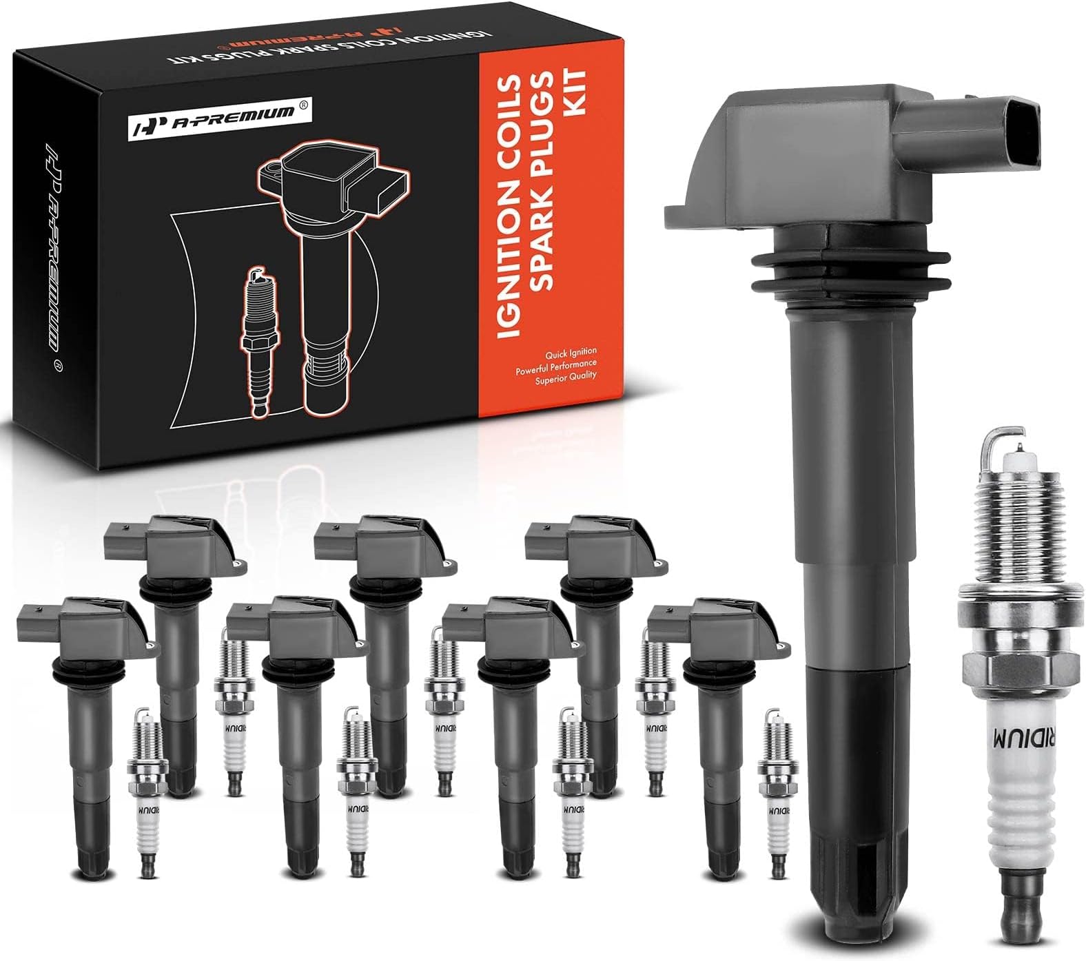 Amazon.com: A-Premium Ignition Coils and Spark Plugs Kits Compatible ...