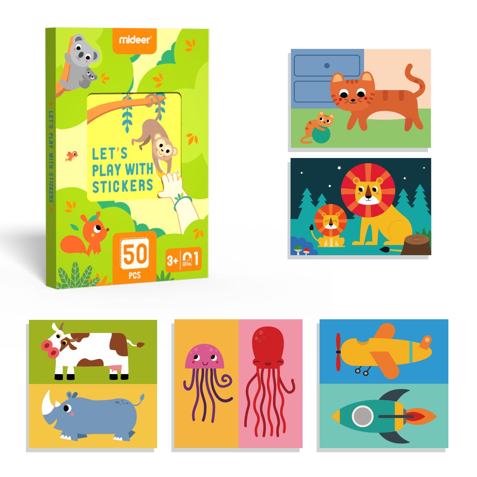 Amazon.com: MiDeer 2 in 1 Advanced Paper Cutting Sticker Playing Paper ...