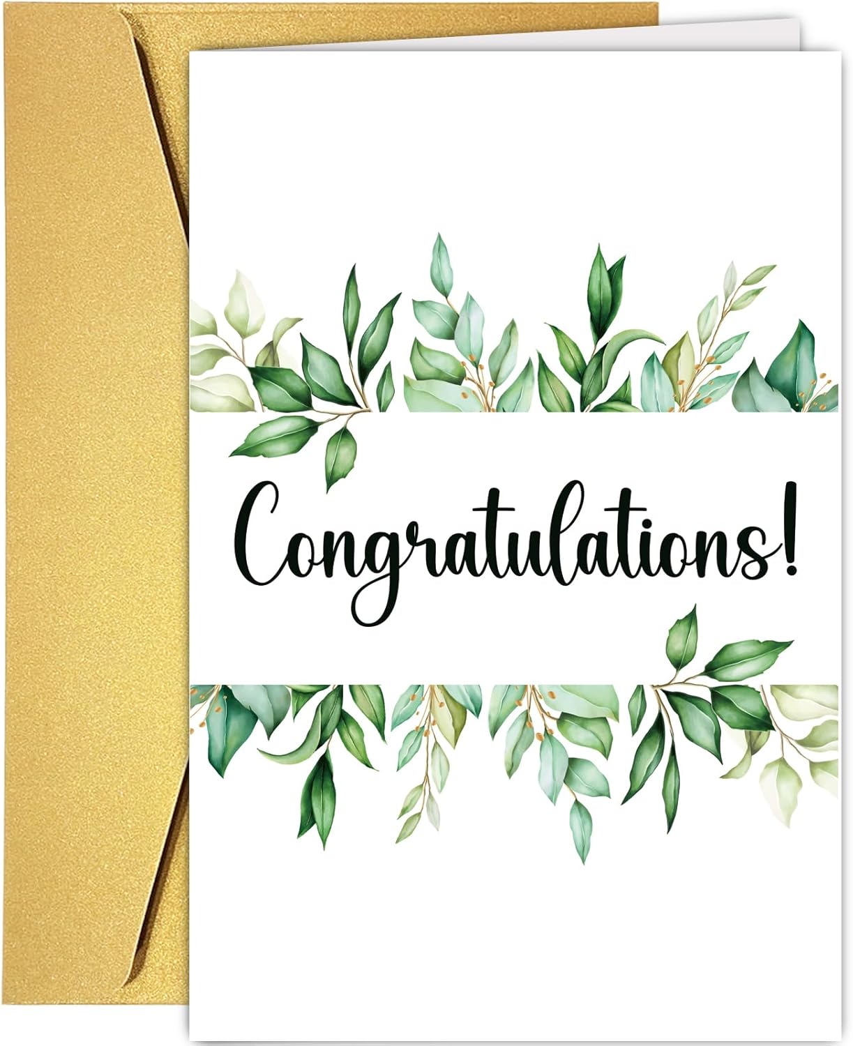 Amazon.com : Supoeguk Leaf Graduation Card for Him Her, Floral ...