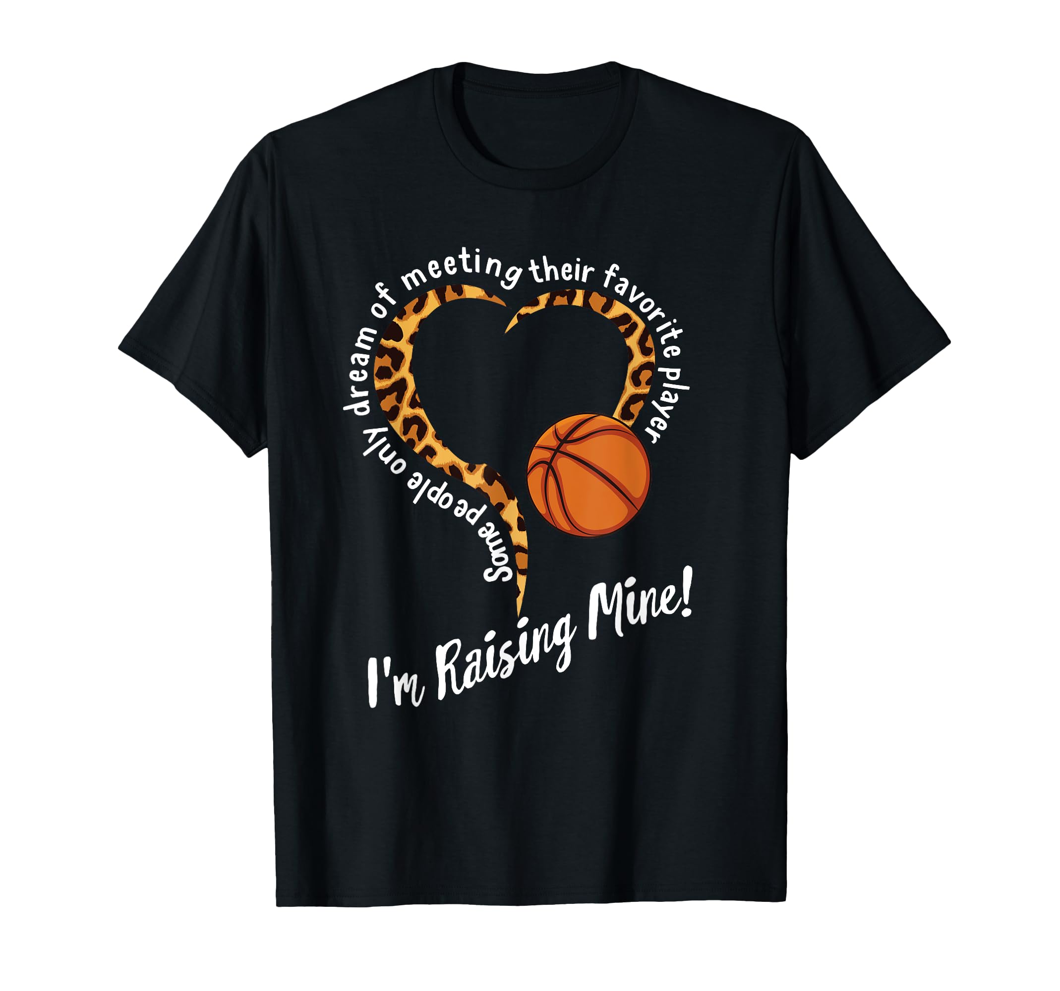 Amazon.com: Basketball Mom Mothers day Raising Favorite Player Leopard ...