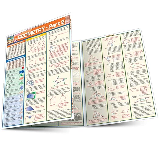 Geometry Part 2: a QuickStudy Laminated Reference Guide (QuickStudy ...