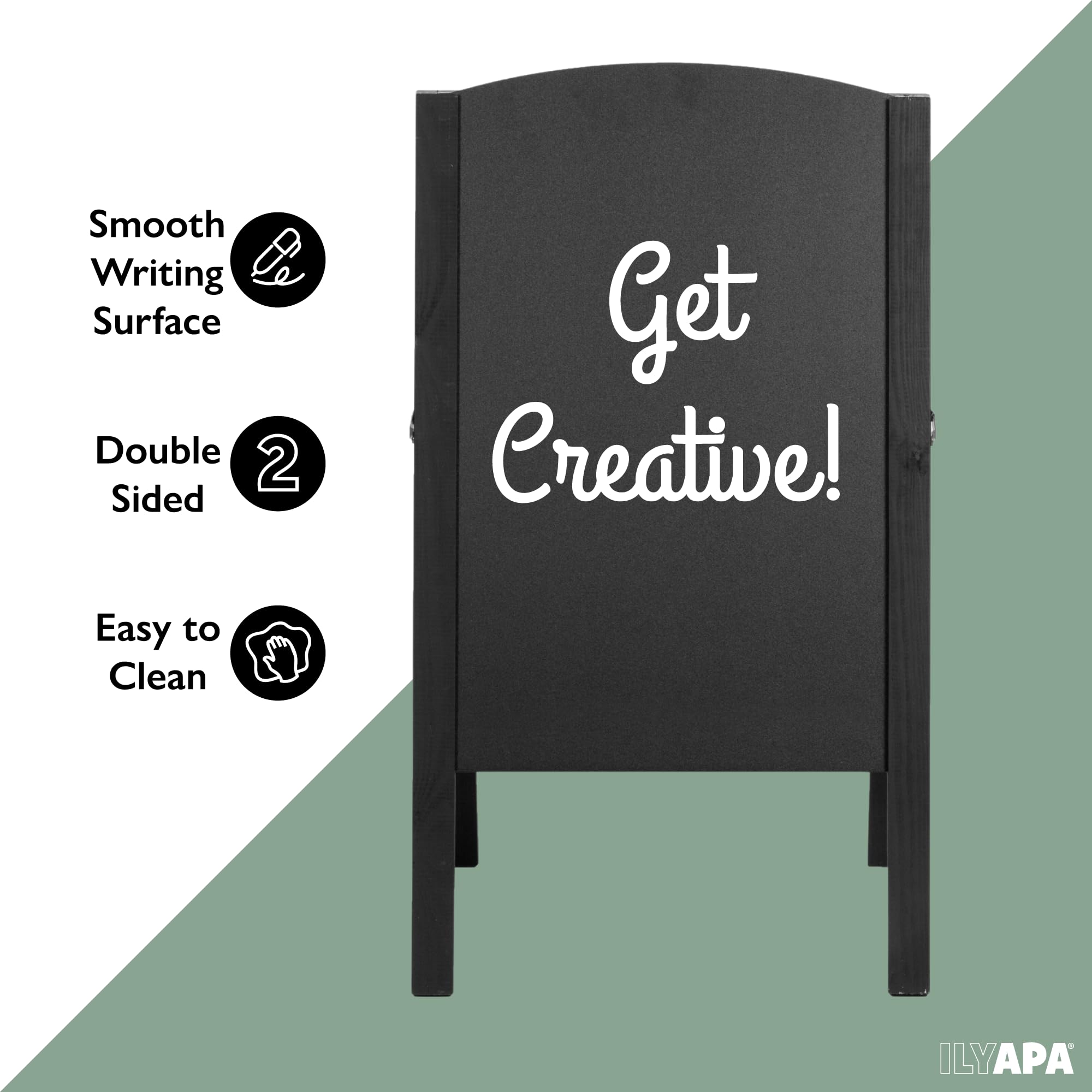 Snapklik.com : A-Frame Chalkboard Sidewalk Sign - 20 X 30 Inches ...