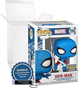Amazon.com: Worldwide Nutrition Bundle: Funko Pop Web-Man Vinyl Figure #1560-3.75 Inches ...