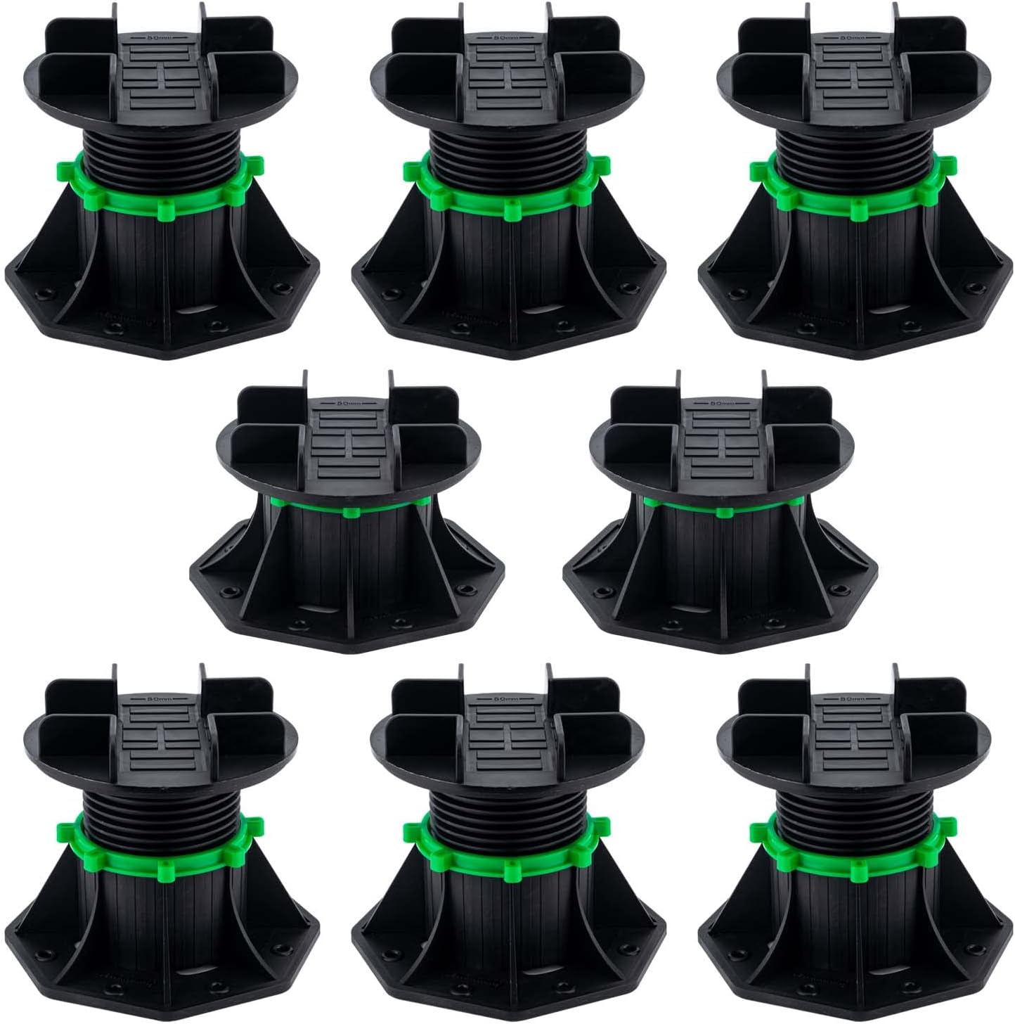 PHLKJL 8Pack Adjustable Plastic Pedestal Paver,Floor Slate Support ...