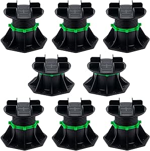 PHLKJL 8Pack Adjustable Plastic Pedestal Paver,Floor Slate Support ...