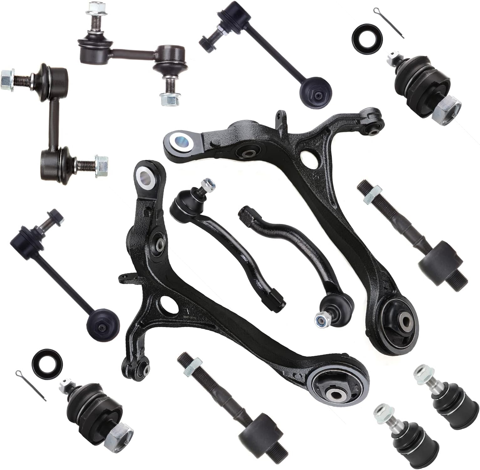 Amazon.com: SOSOPART 14pc Set Suspension Kit Lower Control Arm Inner ...