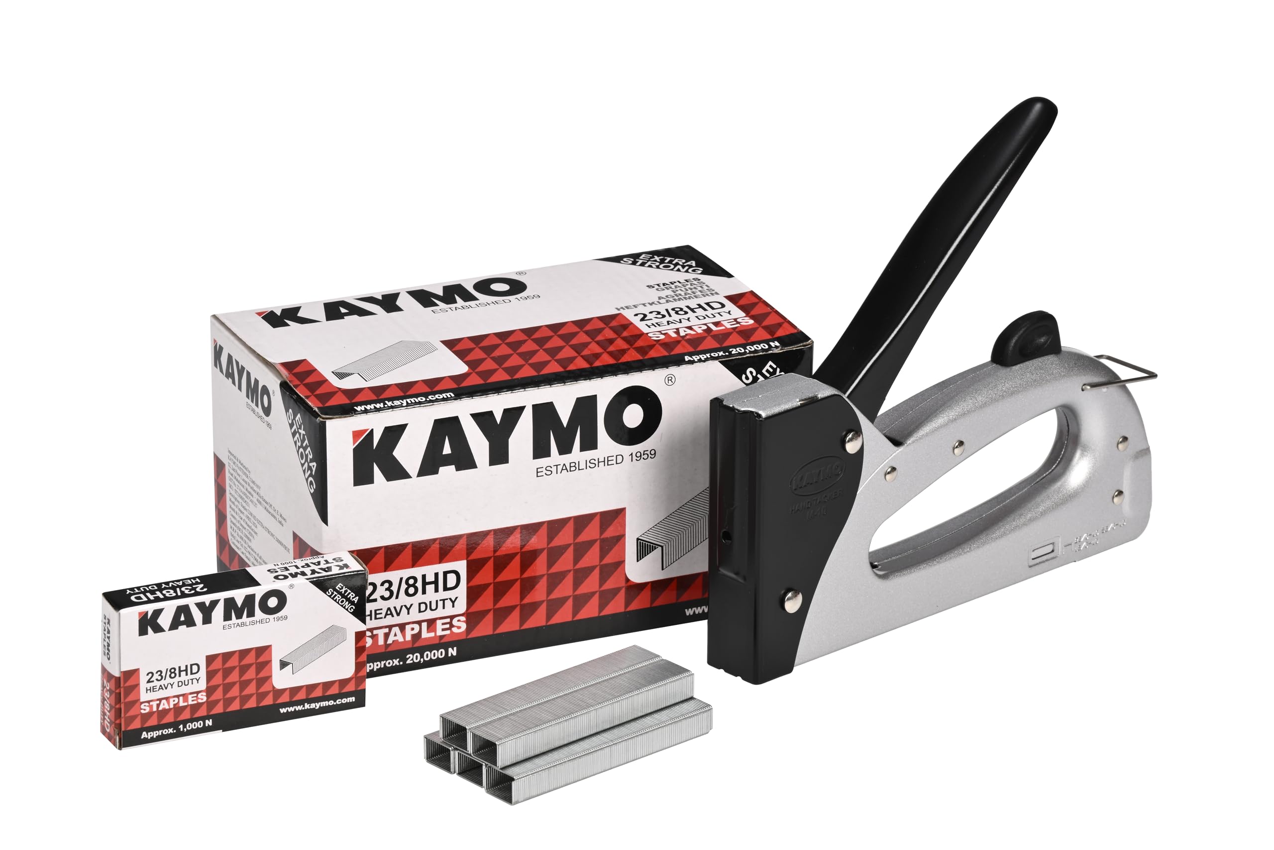 Kaymo Gun Tacker M-10 Metal Body 6-10mm with 23/8H Stapler Pin 8mm ...