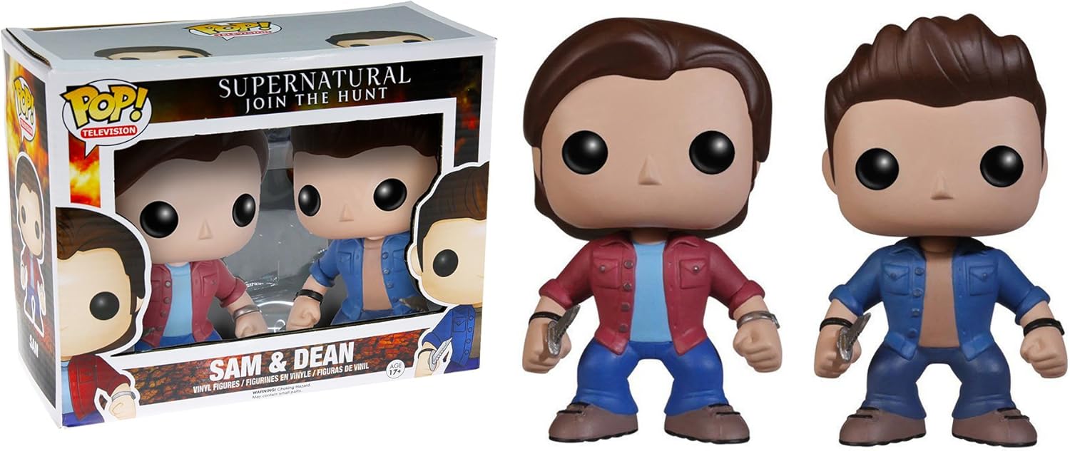 Amazon.com: Funko Pop! Vinyl - Supernatural Two Pack - Sam and Dean ...