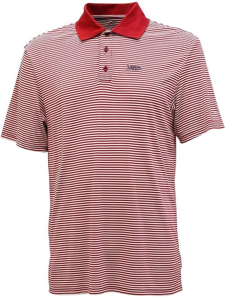AFTCO Men's Divot Performance Polo, Paprika (XX-Large) at Amazon Men’s ...