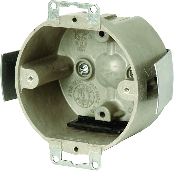 Allied Moulded 9338-ESK Fiberglassbox 4" Round Old Work Outlet BoxF ...