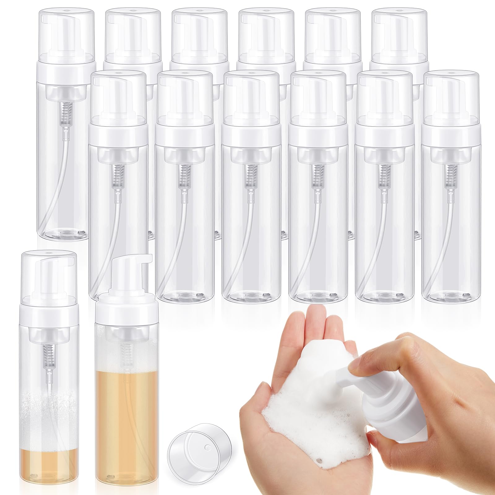 Amazon.com: Havawish 12 Pcs Foaming Spray Bottle 7 Oz/ 200 ml ...