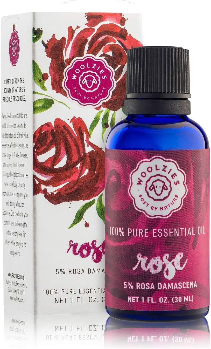 Amazon.com: Woolzies Best Natural Rose Essential Oil Blend 1 Oz ...