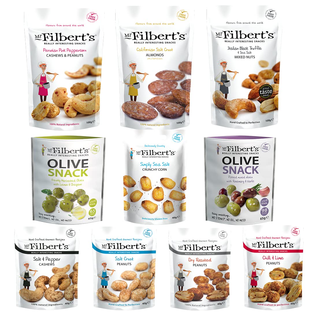 Mr Filbert's - Vegan Snack Selection - A Selection of Nuts, Corn Snacks ...