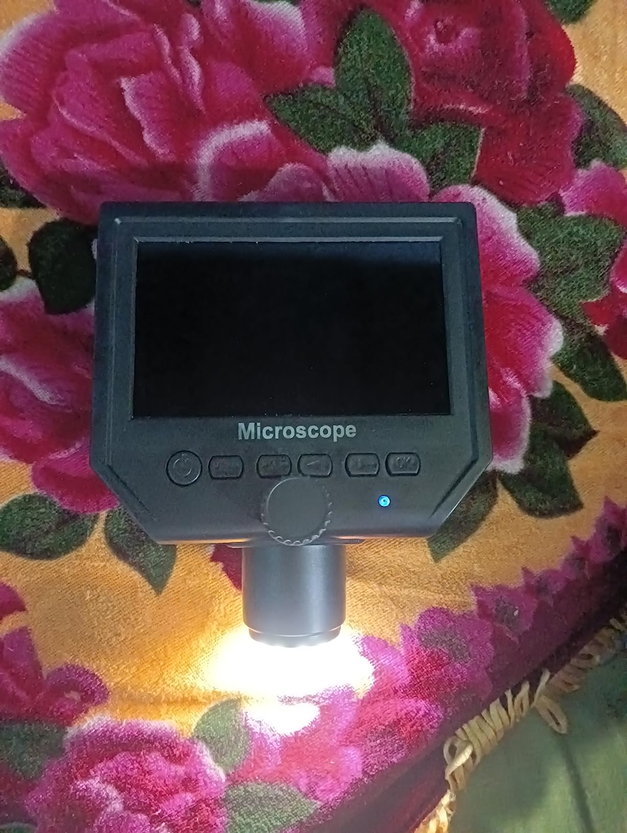 DHRUVPRO Portable Smart LCD Digital Microscope G600 4.3 Inch LCD HD 1 ...