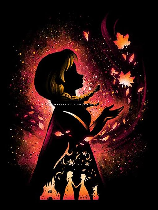 Amazon.com: Youtheart Painting with Diamonds Anna Diamond Art, 5D Full ...