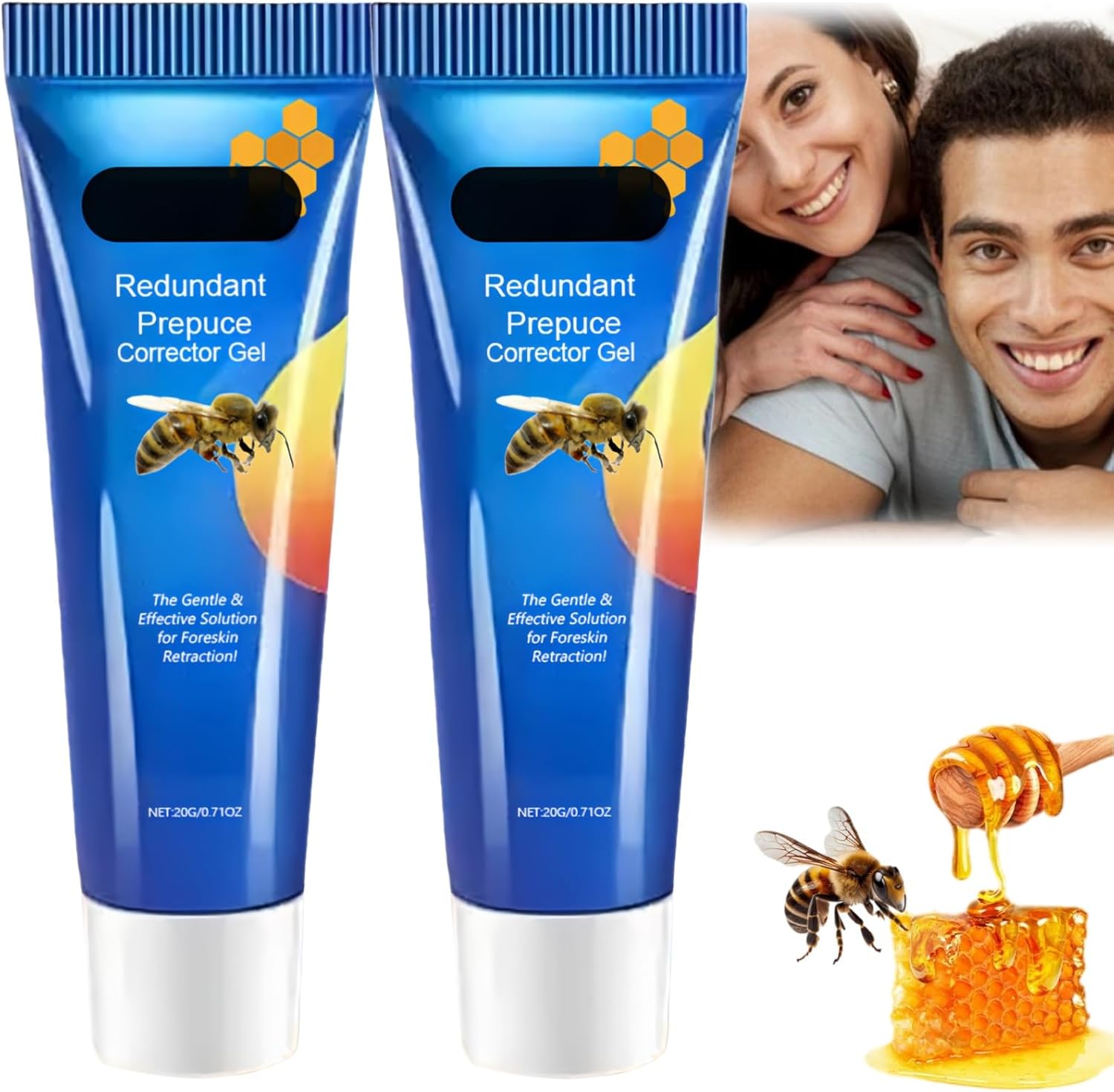 2PCS Redundant Pre-Puce Corrector Gel,Gentle Phi-Mosis Fore-Skin ...