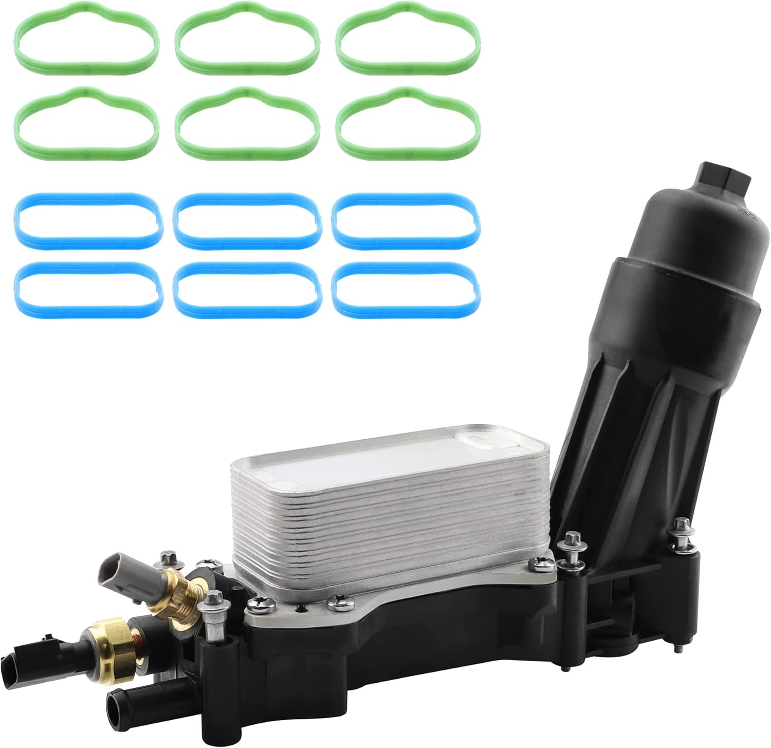 Amazon.com: Engine Oil Cooler Filter Housing Adapter Assembly for 2014 ...