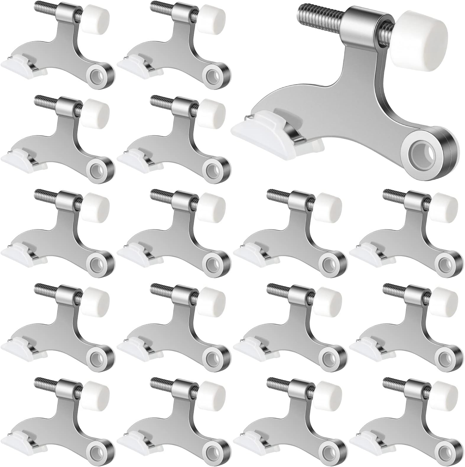 Amazon.com : Funrous 24 Pieces Hinge Pin Door Stopper Satin Brushed ...