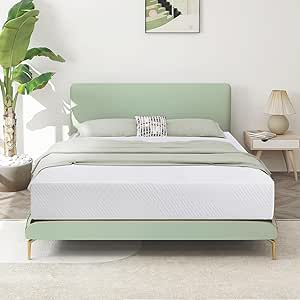Amazon.com: MUUEGM Twin Mattress,8 Inch Memory Foam Twin Size Mattress Cooling Green Tea Gel ...