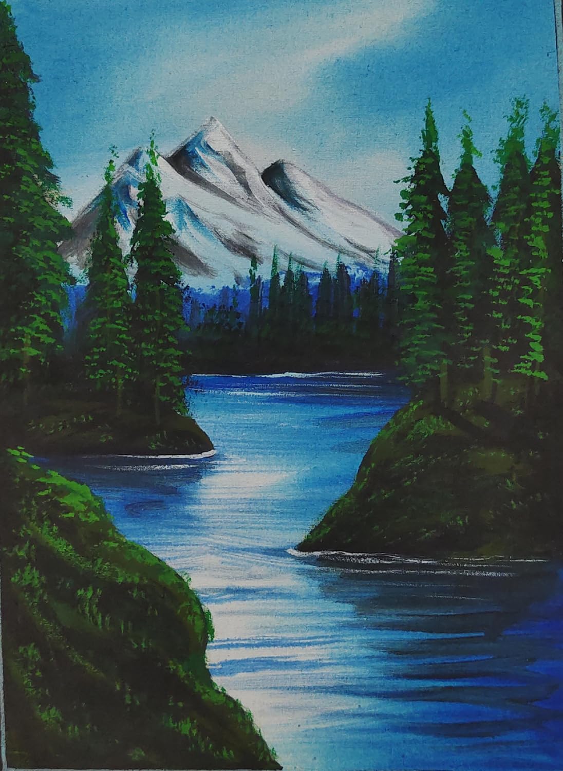 Easy Landscape Drawings In Colour Very Easy Color Pencil Drawing