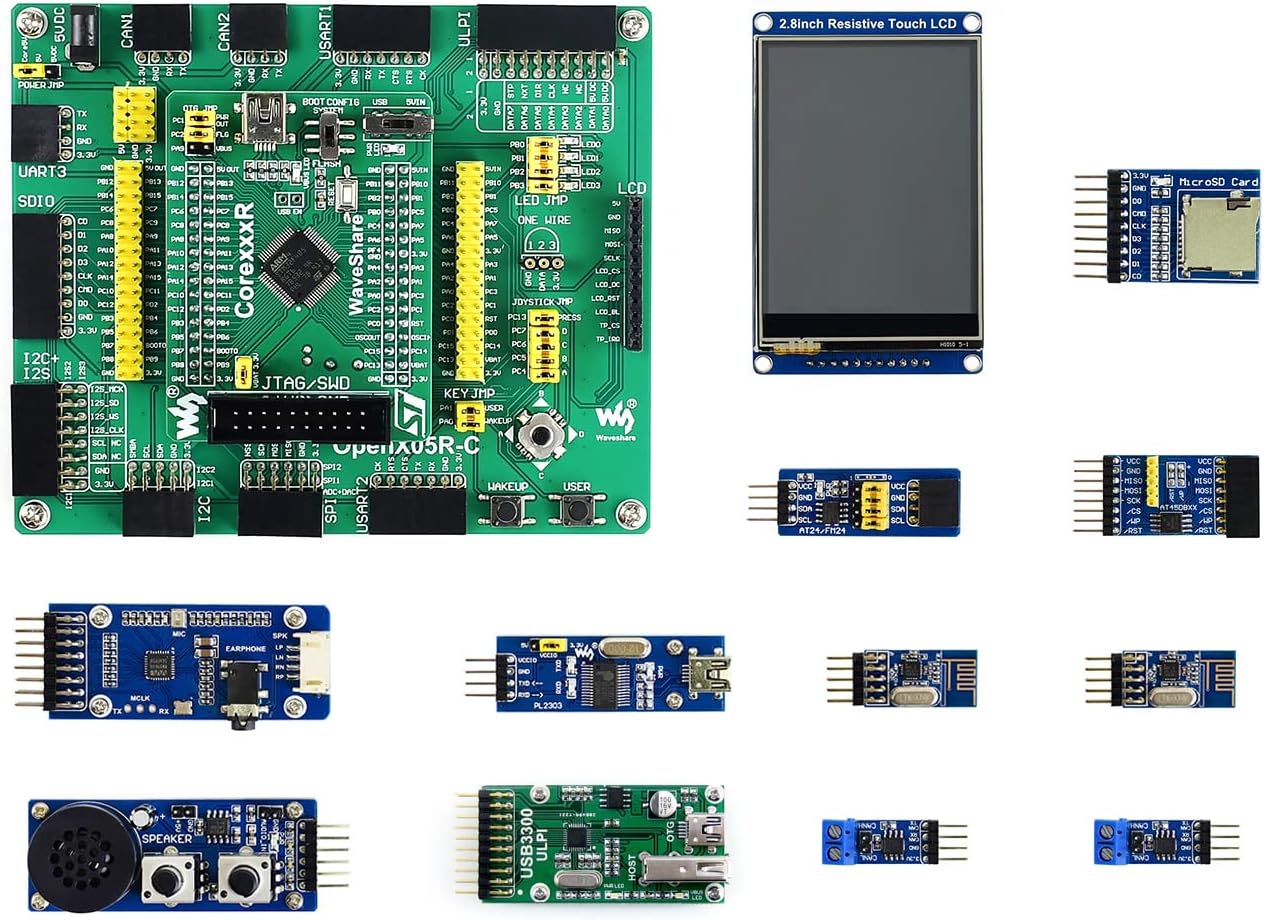Amazon.com: Waveshare Open405R-C Package B STM32 Board STM32F4DISCOVERY ...