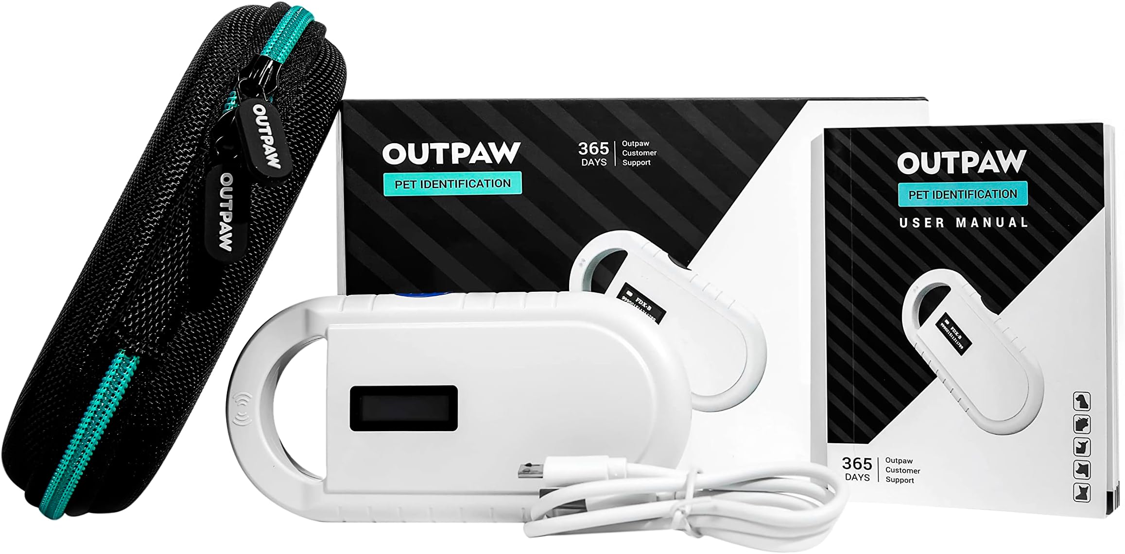 DIFCUL Scanner pour Micro puces Animaux domestiques, 134.2KHz Lecteur ...