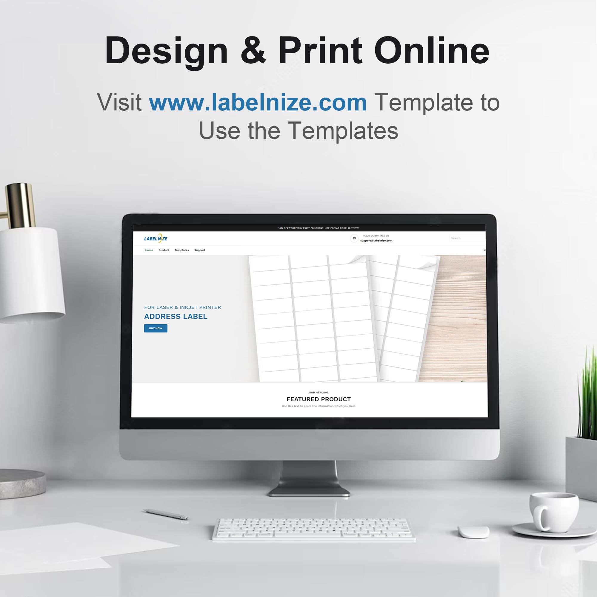 Snapklik.com : INJINEO Address Labels, 1 X 2-5/8 Shipping Address ...