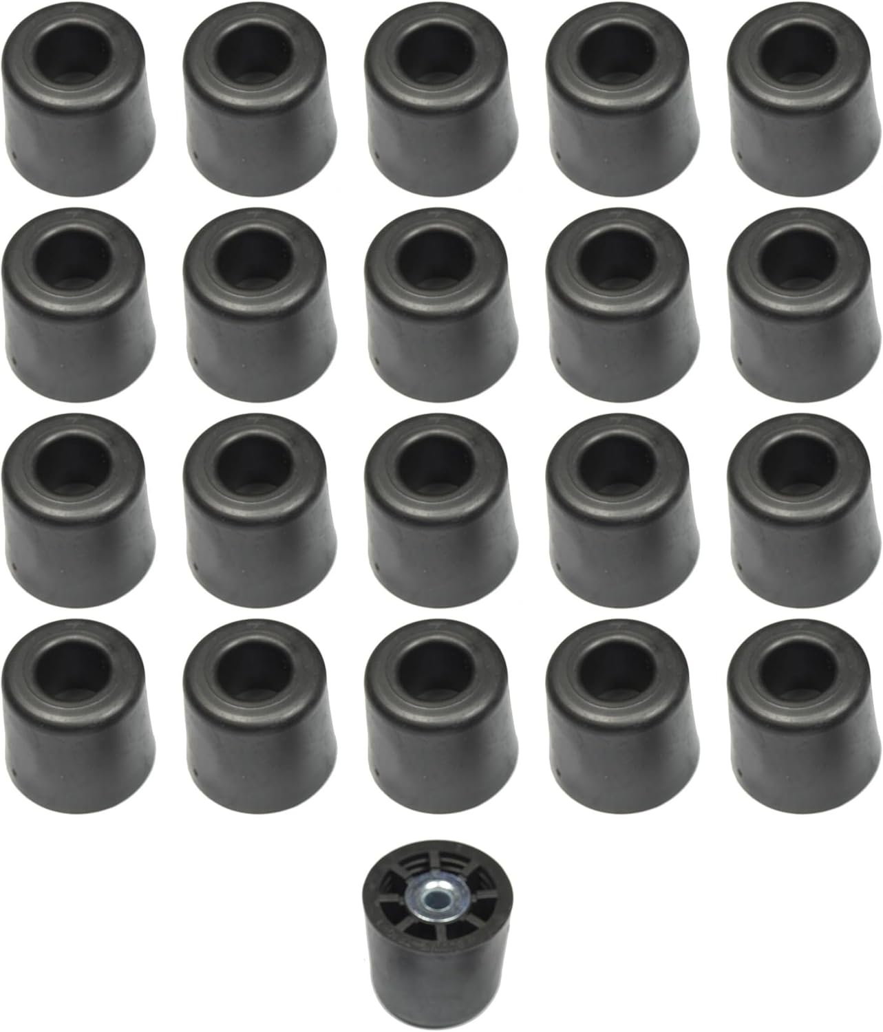 20 Large Extra Tall Rubber Feet - 1.125" H X 1.250" D - Made in USA ...