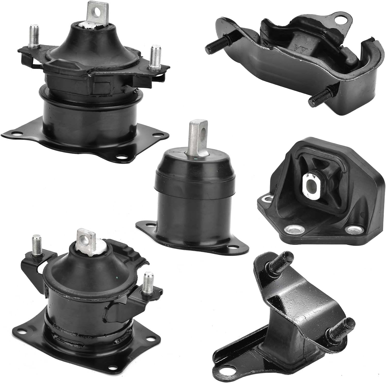 Amazon.com: 6PCS Engine Motor Mount Set Compatible with Honda Accord 3 ...