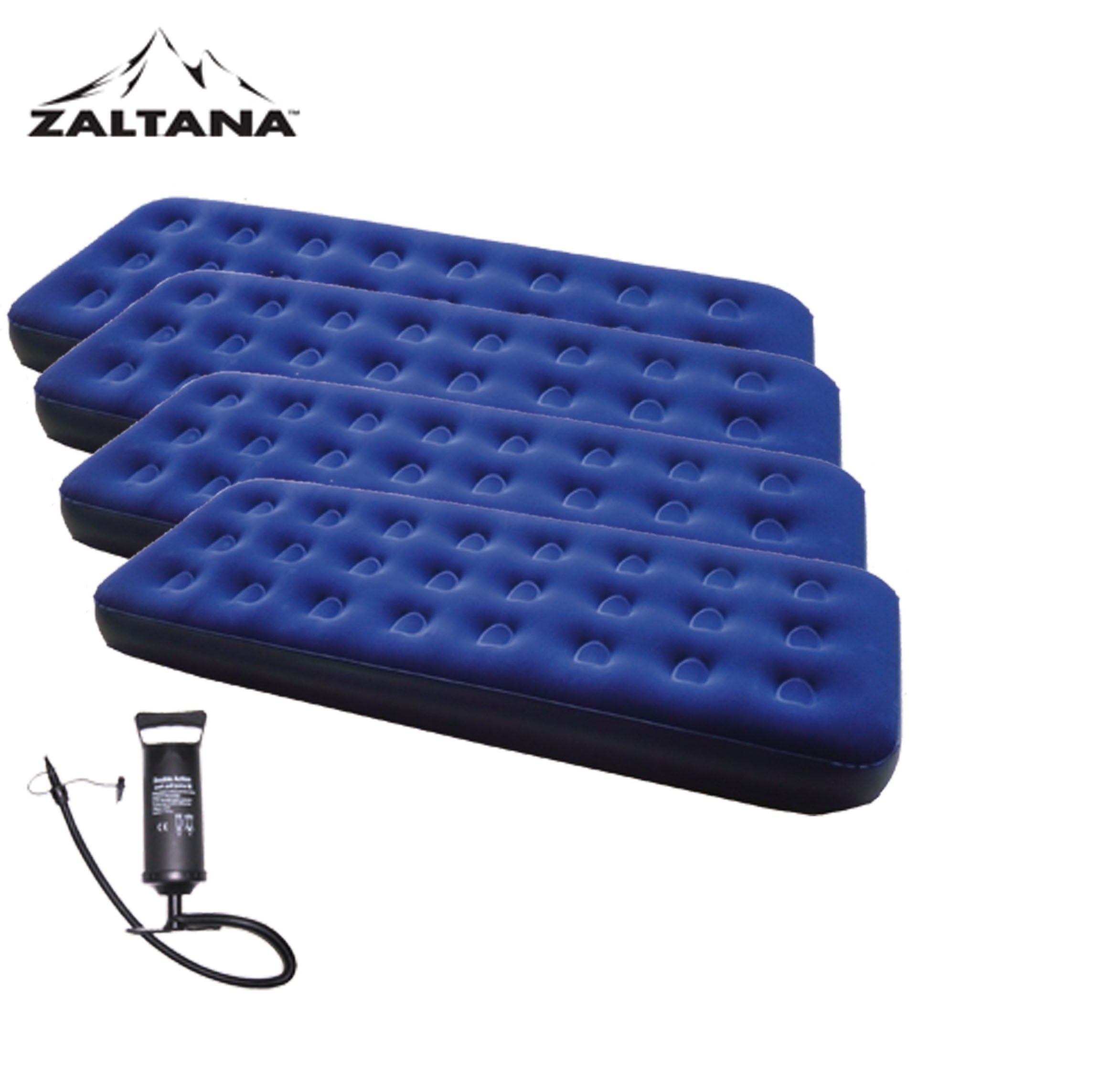 4 of Single Size AIR Mats, and Air Pump Combo